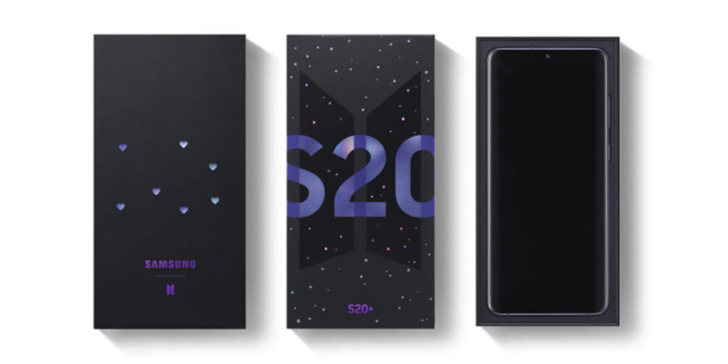 Samsung Reveals Special Galaxy S20, Earbuds BTS Edition