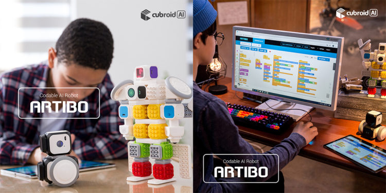 CUBROID Develops Coding Blocks and AI Robot ARTIBO for Fun Learning