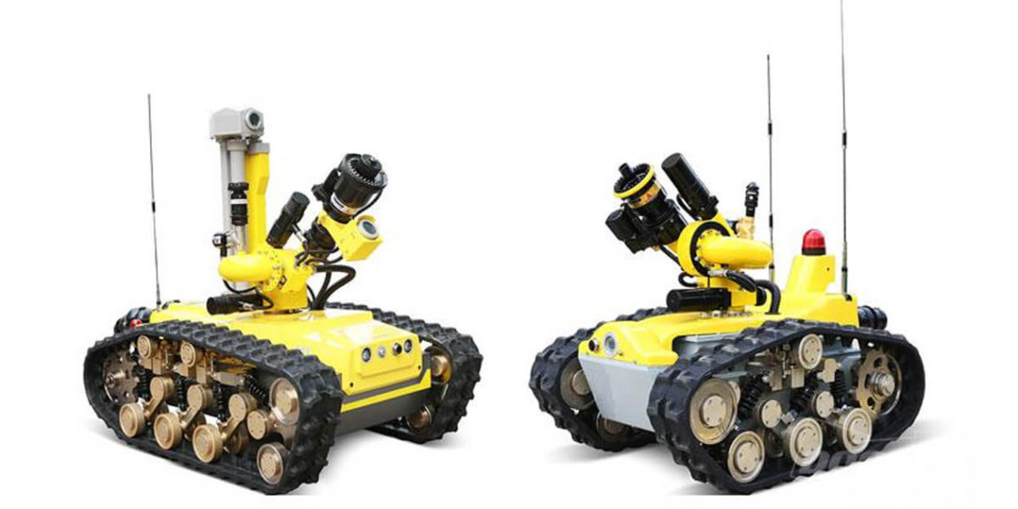 Doosan Mobility Introduce Hydrogen Fuel Cell-Powered Firefighting Robots