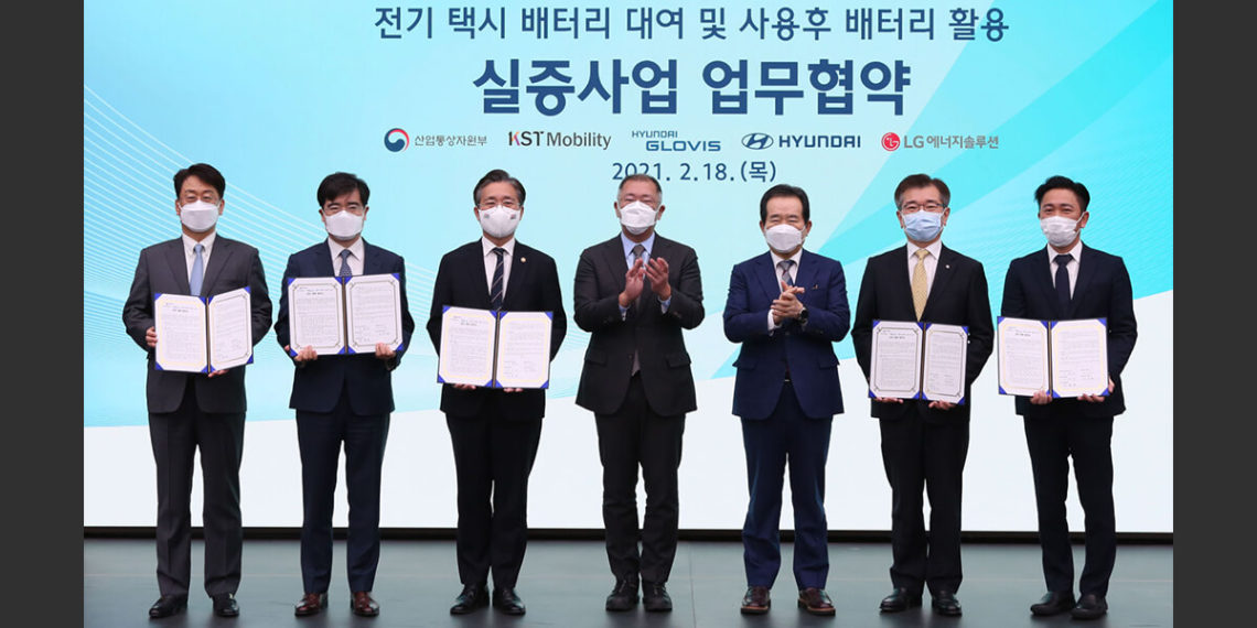 South Korea Partners with Hyundai, LG, KST for EV Battery Reuse