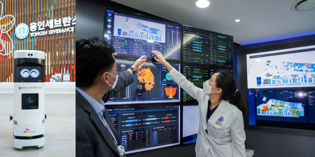 SK Telecom Develops 5G-Powered Disinfection Robot Keemi