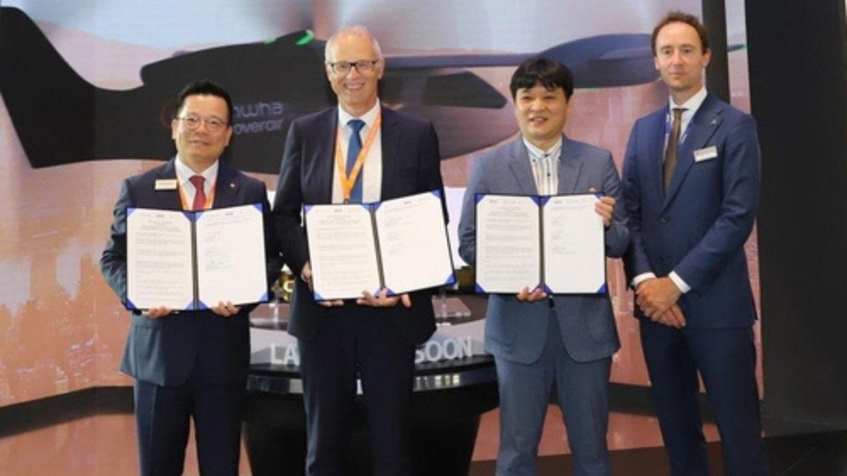 Hanwha Systems Partners with European firms for Urban Air Mobility