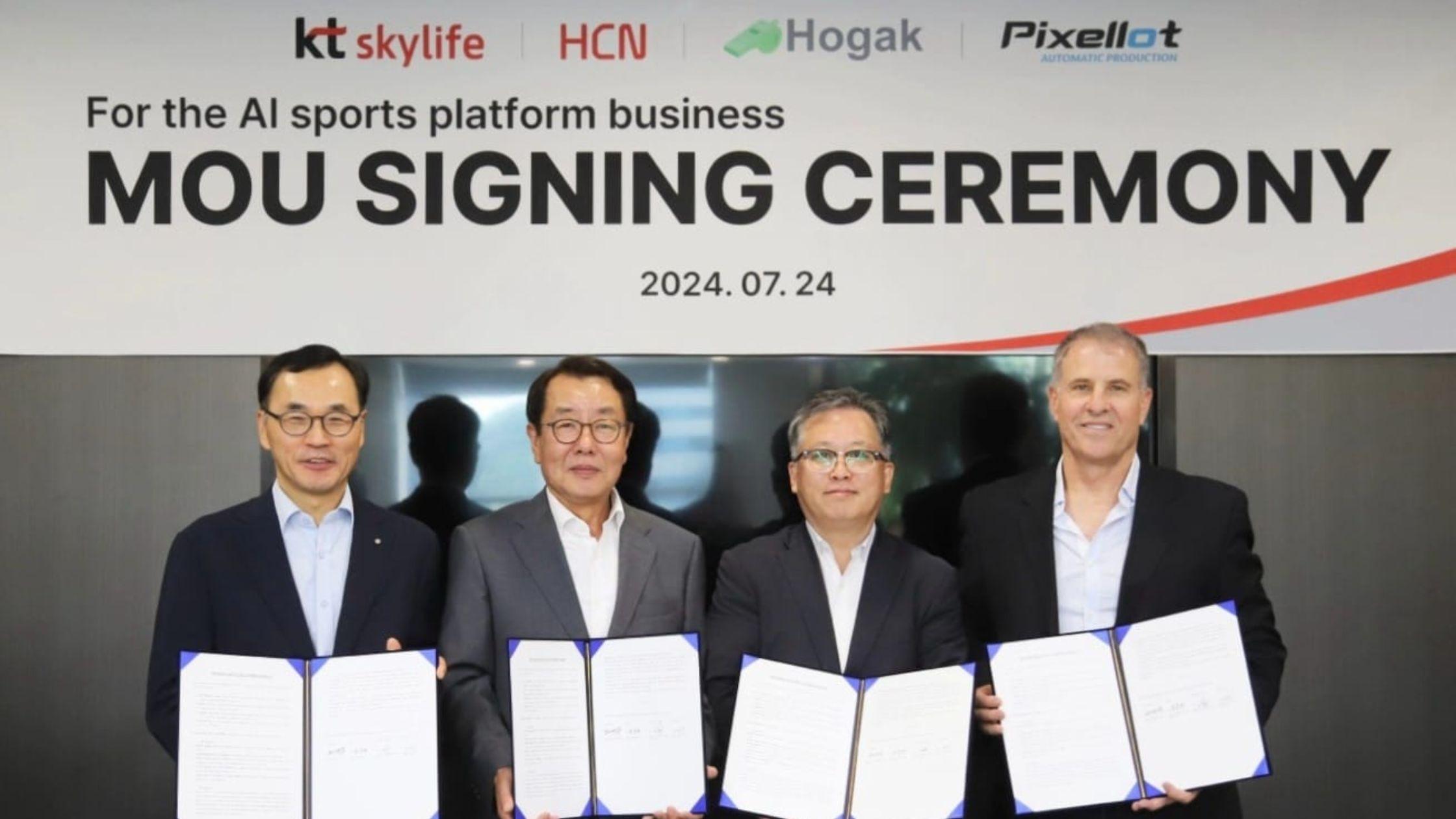 KT Skylife, HCN, and Pixellot Launch AI-Based OTT 'Hogak' in Korea